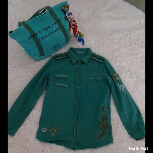 Spell | Jackets & Coats | Spell Gypsy Wanderer Jacket Tote Custom Dyed ...